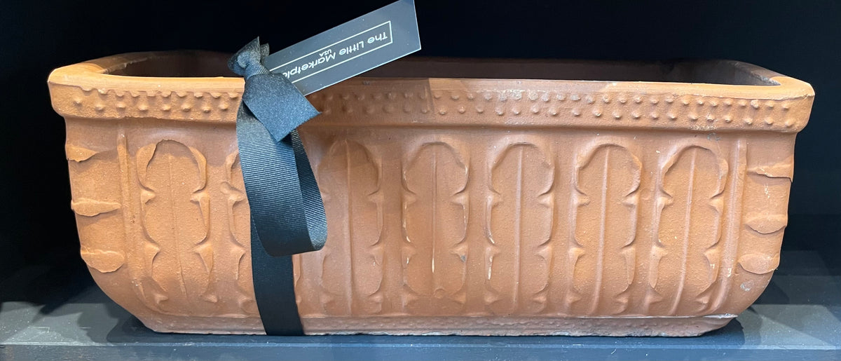 Italian Terra Cotta Rectangular Planter – The Little Marketplace